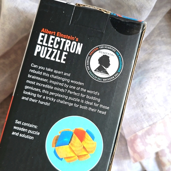 Other | Einstein Electron Interlock 3d Wood Puzzle New | Poshmark